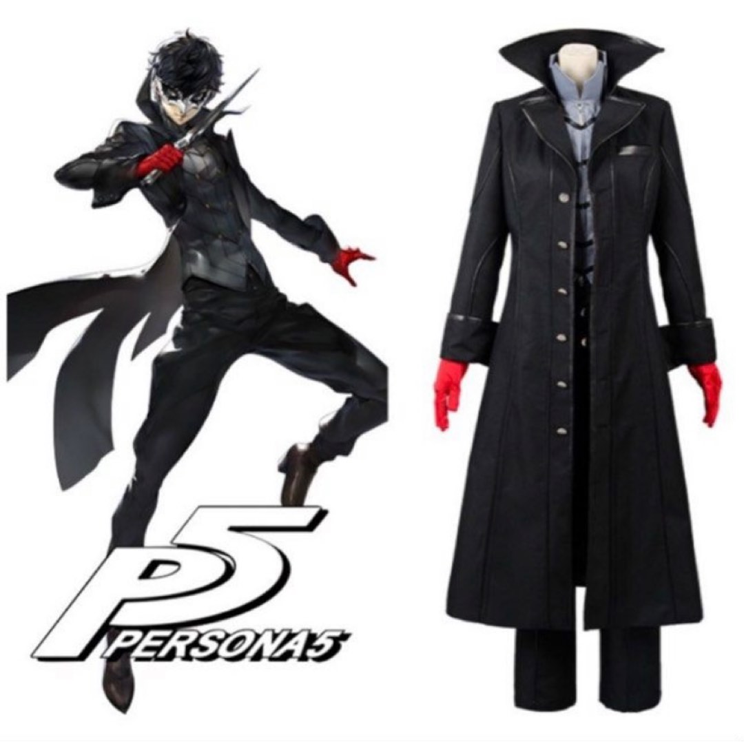 PO Anime Persona 5 Joker Leading Character Hero Cosplay Costume with ...