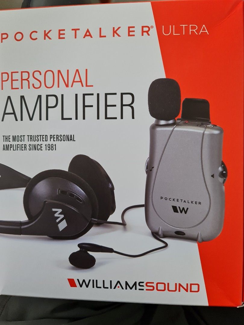 Pocketalker personal amplifier, Health & Nutrition, Assistive ...