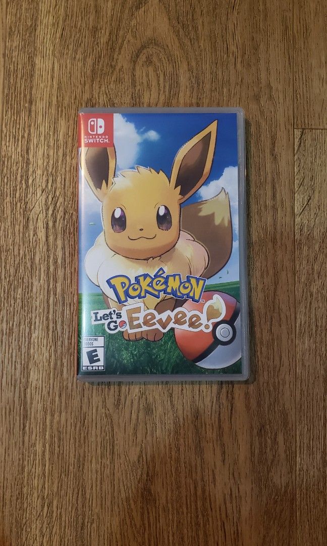 Pokemon : Let's Go Eevee Physical Nintendo Switch Game, Video Gaming ...