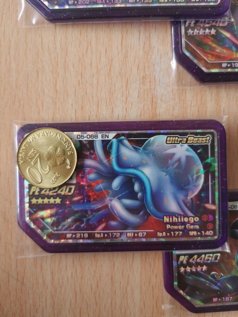 Pokemon Gaole 5 stars Legend 1 Mew Mewtwo Zekrom Reshiram Nihilego ...