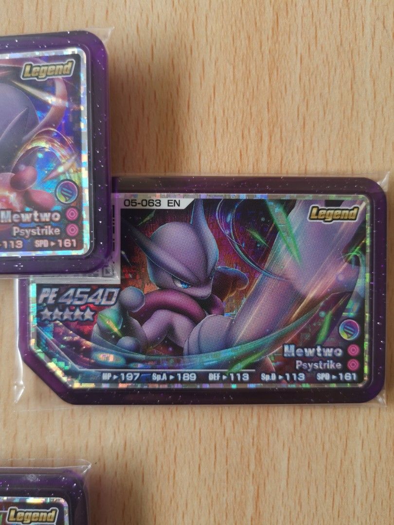 Pokemon Gaole 5 stars Legend 1 Mew Mewtwo Zekrom Reshiram Nihilego ...