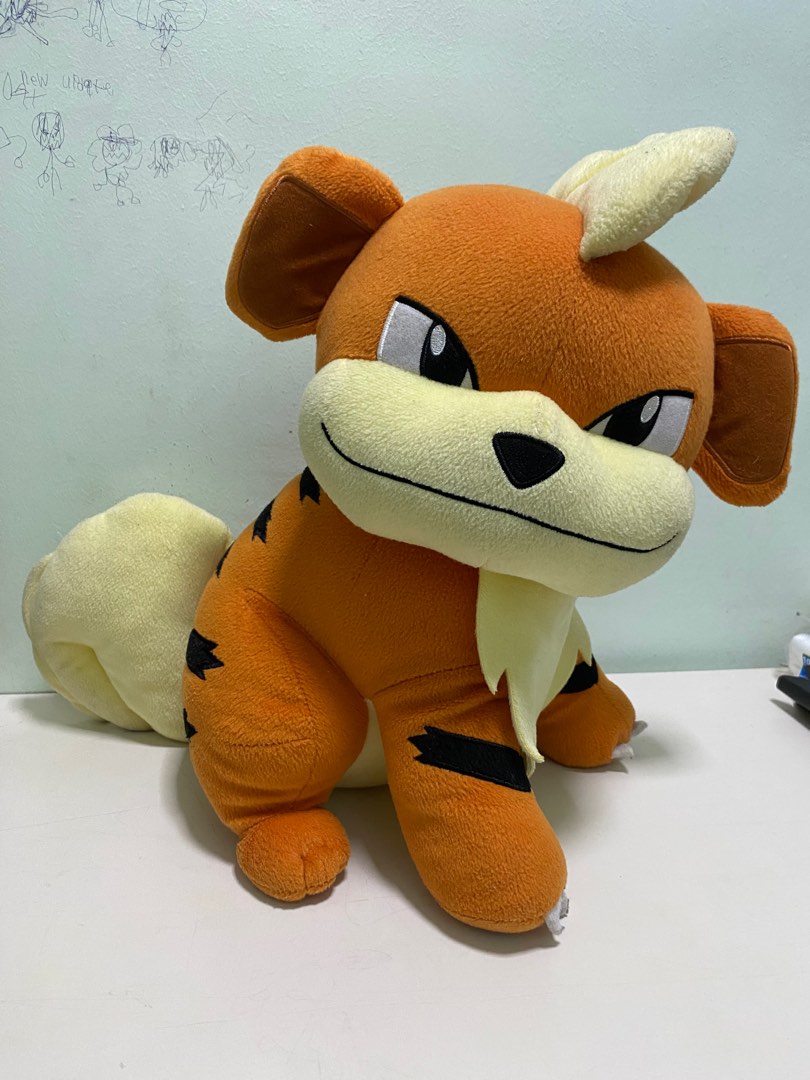 Pokemon Growlithe Plush Banpresto - ELL, Hobbies & Toys, Toys & Games ...