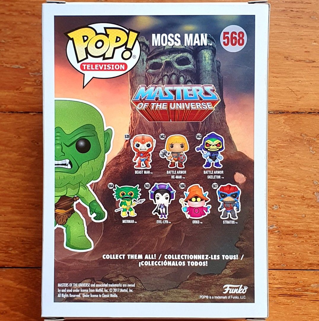 Funko Pop Moss Man Flocked MOTU Masters of the Universe, Hobbies & Toys ...