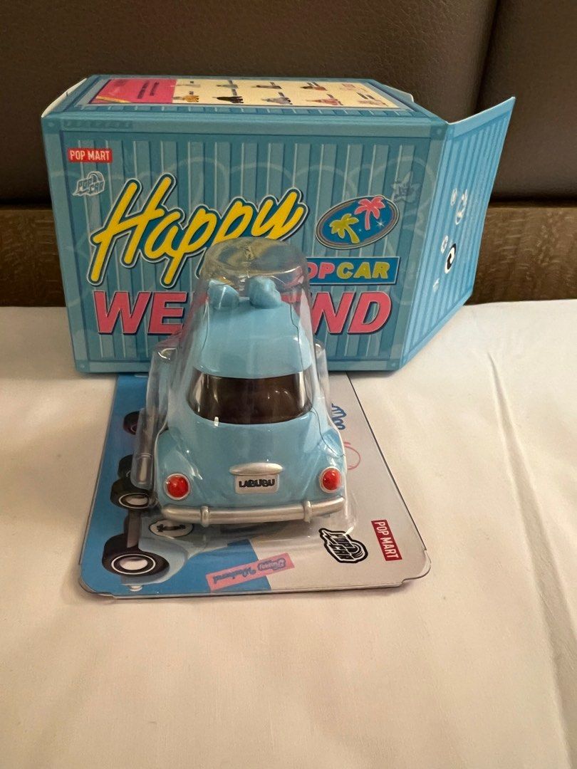 Pop Mart Popcar happy weekend Labubu, 興趣及遊戲, 玩具 & 遊戲類 - Carousell