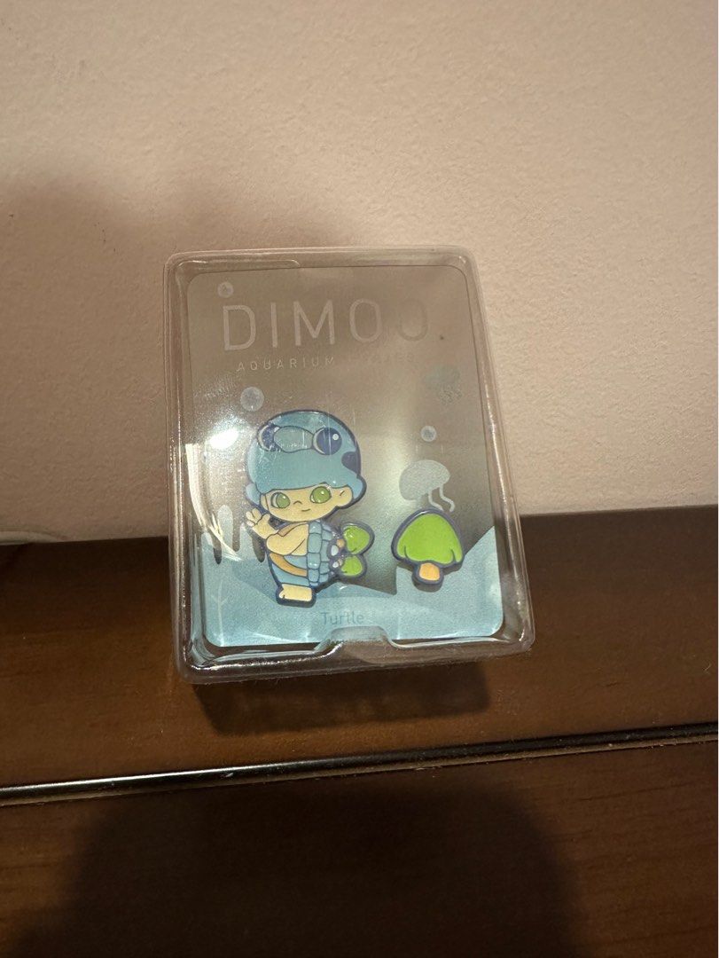 Popmart Dimoo Pin [Turtle], Hobbies & Toys, Toys & Games on Carousell