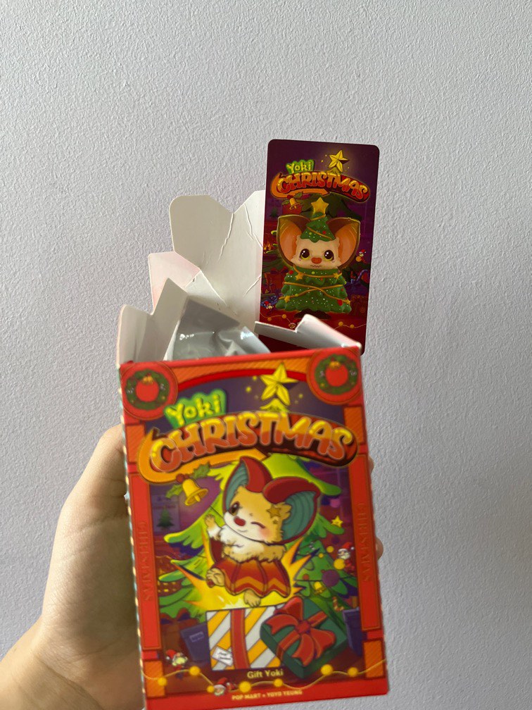 Popmart Yoki christmas, Hobbies & Toys, Toys & Games on Carousell