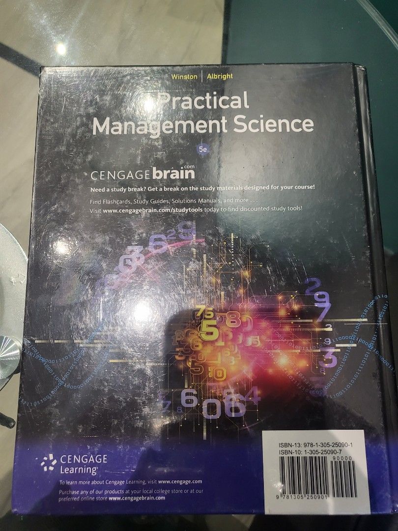 Practical Management Science Book, Hobbies & Toys, Books & Magazines ...