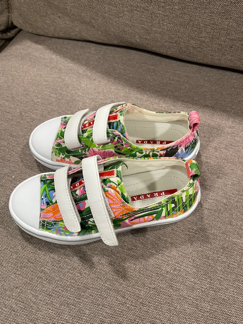 Prada Sneakers (Girls), Babies & Kids, Babies & Kids Fashion on Carousell