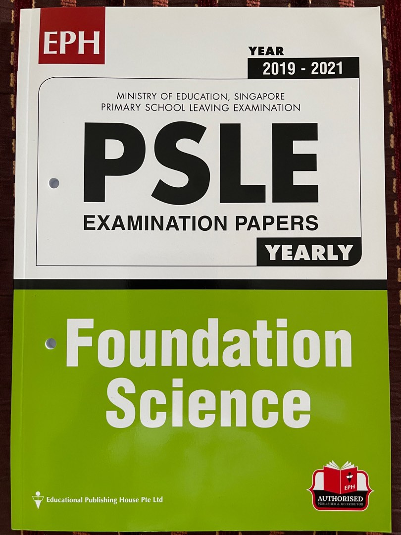 PSLE 2019-2021 Exam Paper Foundation Science, Hobbies & Toys, Books ...