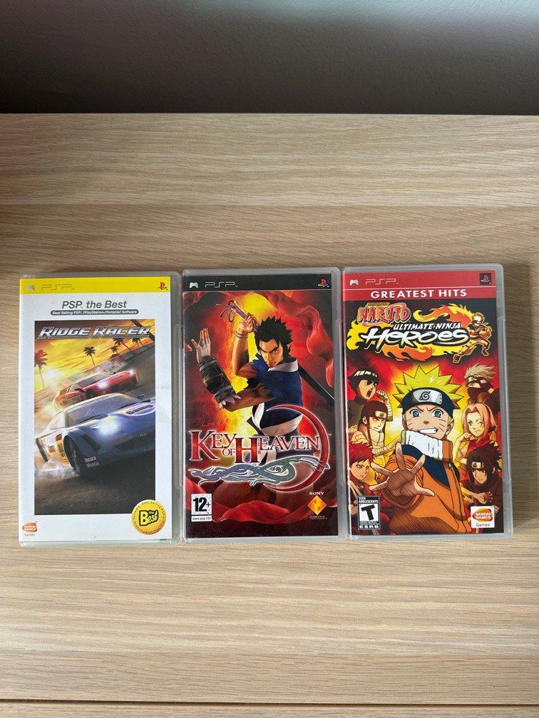 PSP games - Racing, Key of Heaven, Naruto, Video Gaming, Video Games ...