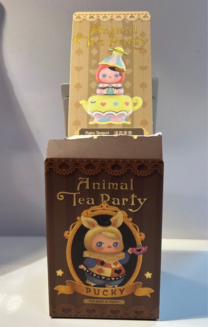 Pucky Secret Animal Tea Party Popmart BNIF, Hobbies & Toys, Toys ...