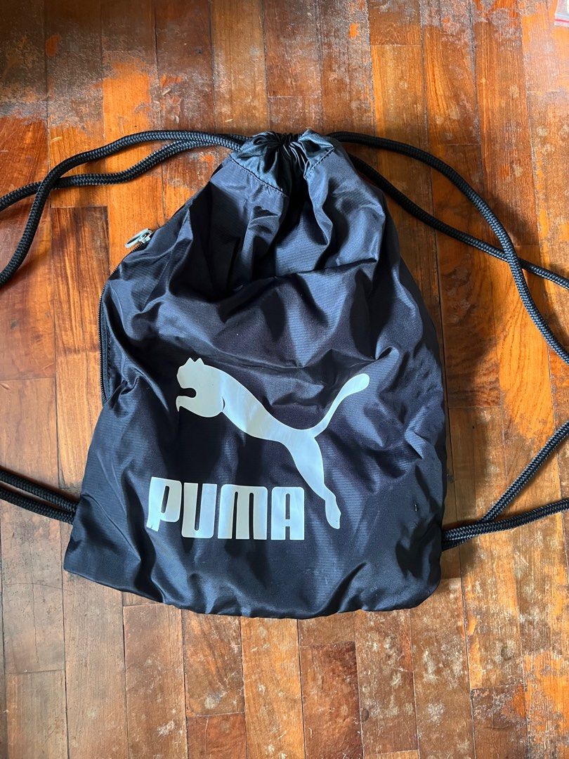 Puma Drawstring Bag, Women's Fashion, Activewear on Carousell