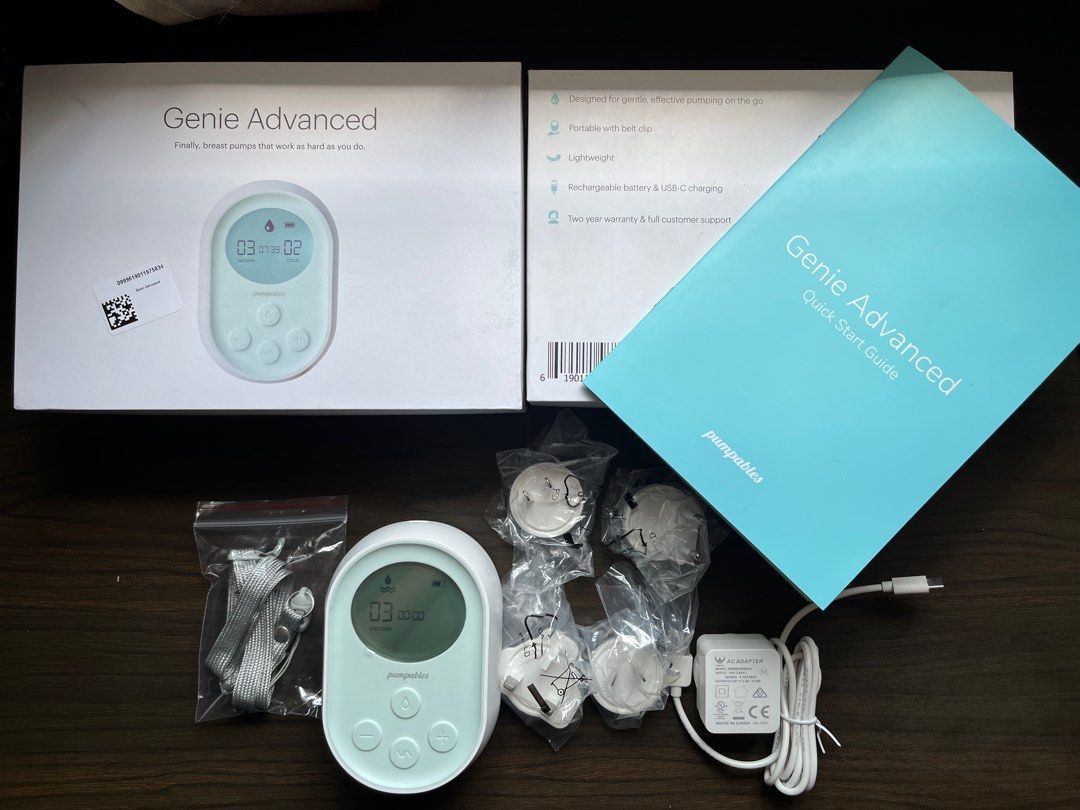 Pumpables Genie Advanced portable breast pumps, Babies & Kids, Nursing ...