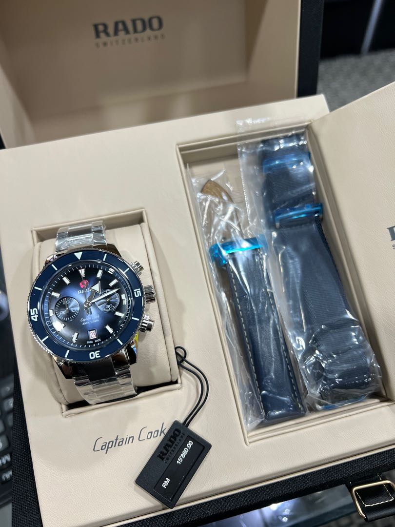 RADO CAPTAIN COOK SWISS MADE AUTOMATIC CHRONOGRAPH DIVERS 300M ...