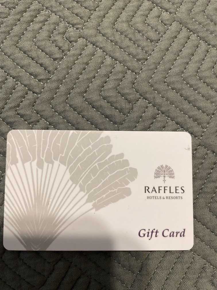 Raffles hotel and resort gift card $150, Tickets & Vouchers, Store ...