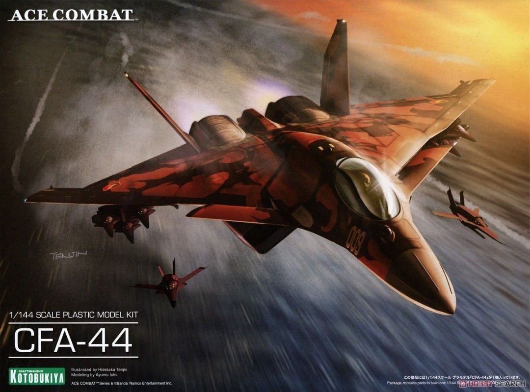 [RARE] Ace Combat CFA-44 Plastic Model Kit, Hobbies & Toys, Toys ...