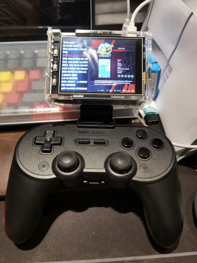 Raspberry pi4, with screen, with 128GB and 8bitdo controller package ...