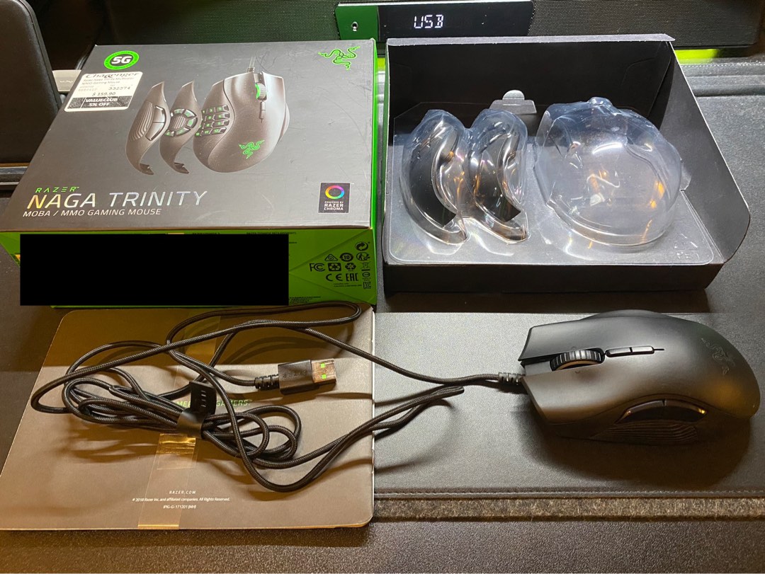 Razer Naga Trinity, Computers & Tech, Parts & Accessories, Mouse & Mousepads on Carousell