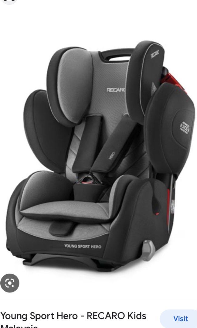 Recaro young sport hero car seat, Babies & Kids, Going Out, Car Seats ...