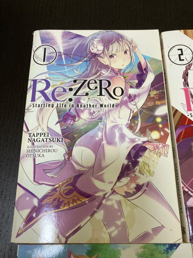 Re-zero # 1-8 starting life in another world, Hobbies & Toys, Books & Magazines, Fiction & Non ...