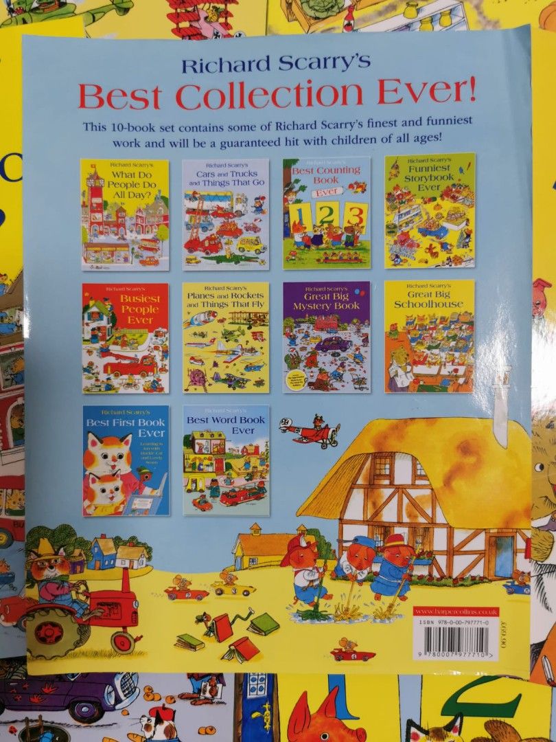 Richard Scarry's Best Collection Ever, 興趣及遊戲, 書本 & 文具, 小朋友書 - Carousell
