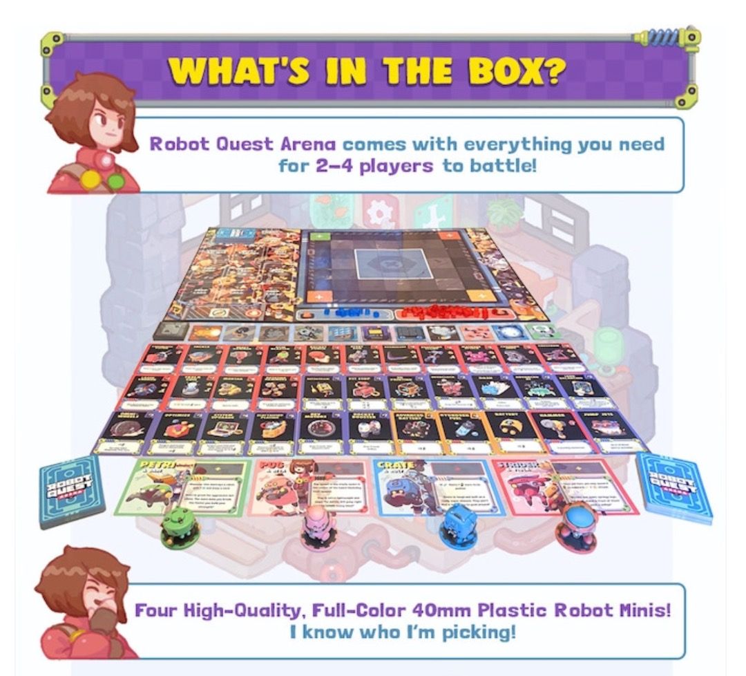 Robot Quest Arena (brand new, Kickstarter pre-order), Hobbies & Toys, Toys & Games on Carousell