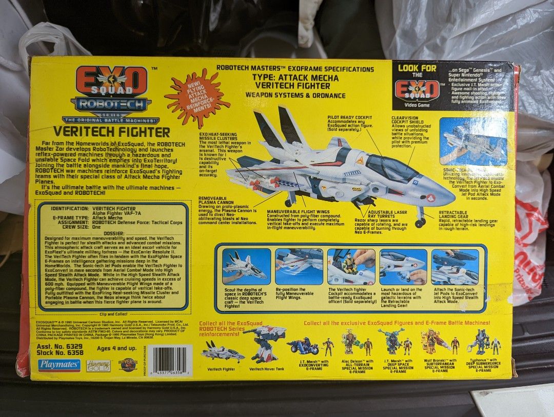 Robotech exo squad veritech fighter macross, Hobbies & Toys, Toys ...