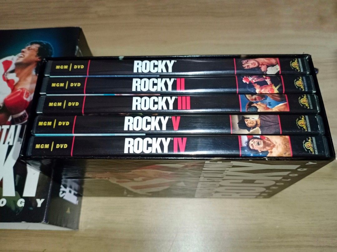 Rocky 5 DVD's Box Set, Hobbies & Toys, Music & Media, CDs & DVDs on Carousell