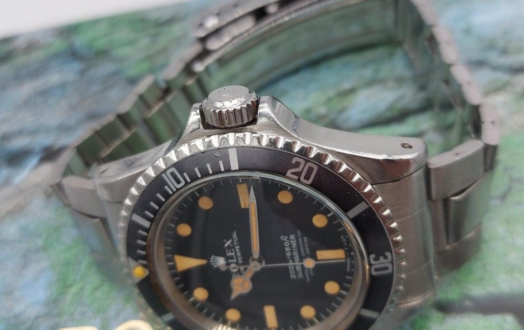ROLEX COSC Submariner 5512 (Meter First, 1967), 名牌, 手錶 - Carousell