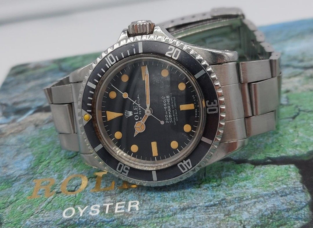 ROLEX COSC Submariner 5512 (Meter First, 1967), 名牌, 手錶 - Carousell