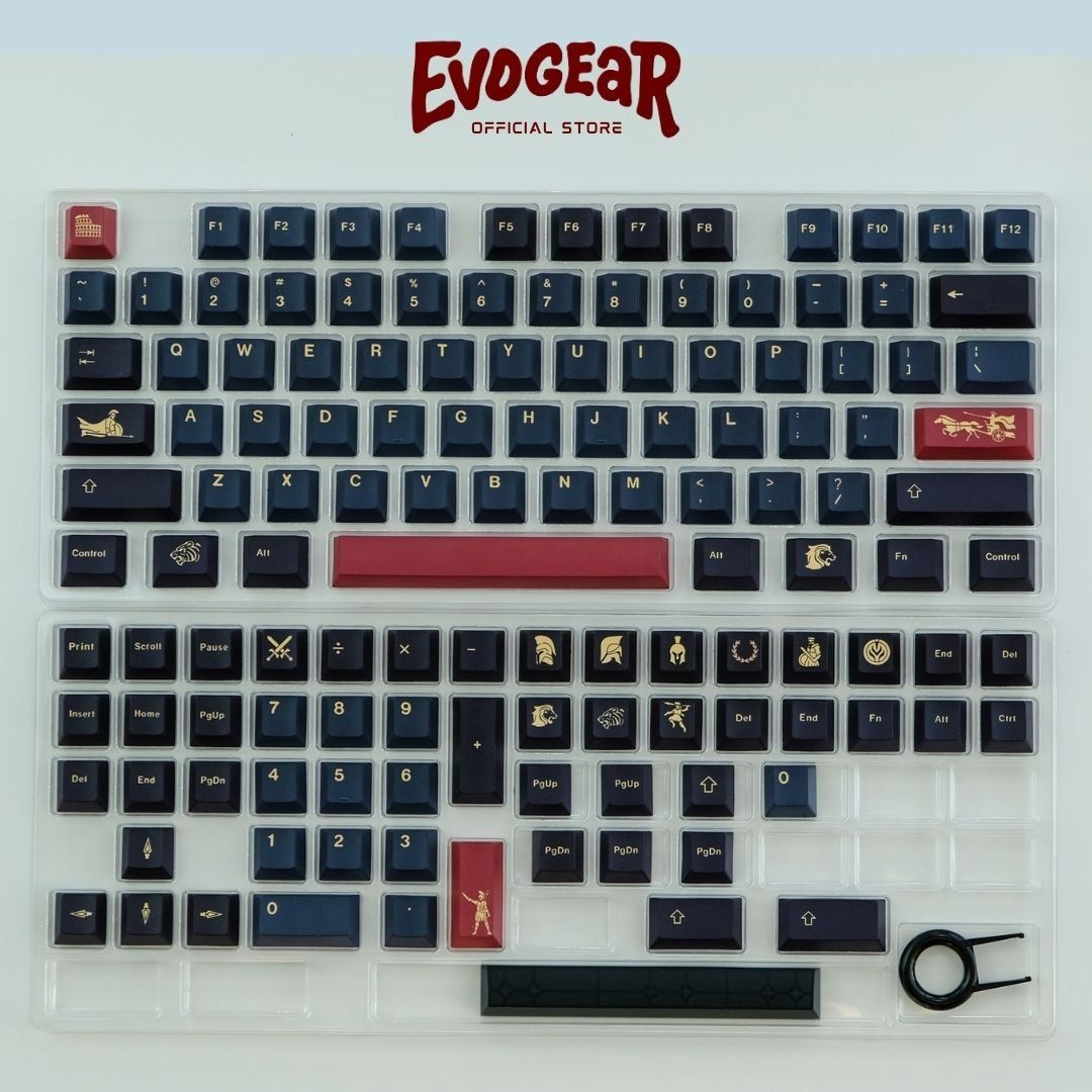 Rome Keycaps | English Keycaps | Cherry Profile | PBT Dye-Sub | 134 ...