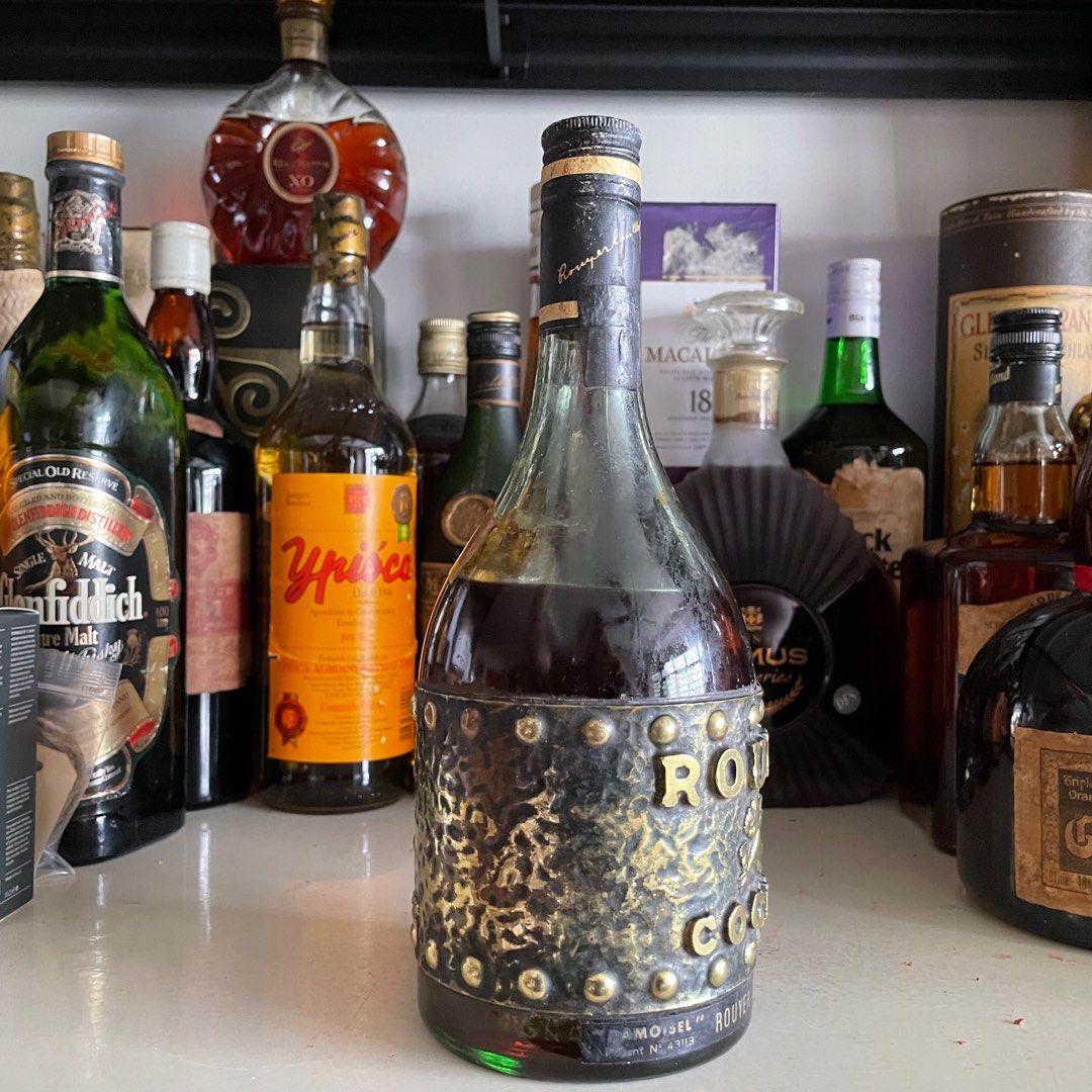 Rouyer Cognac Guillet vintage 1960s 700ml, Food & Drinks, Beverages on ...