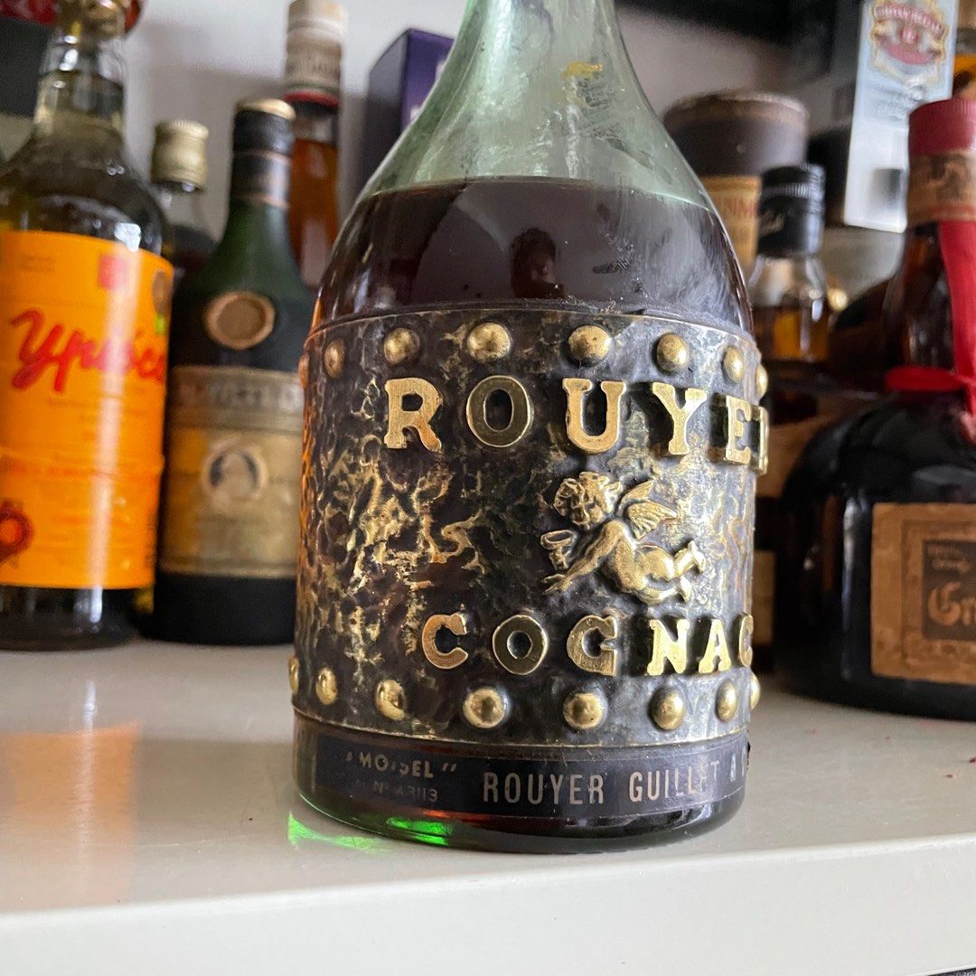 Rouyer Cognac Guillet vintage 1960s 700ml, Food & Drinks, Beverages on ...