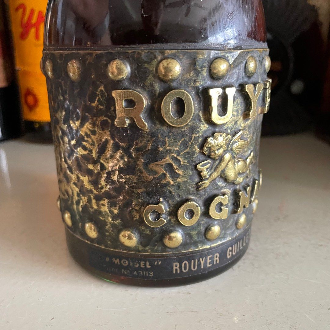 Rouyer Cognac Guillet vintage 1960s 700ml, Food & Drinks, Beverages on ...