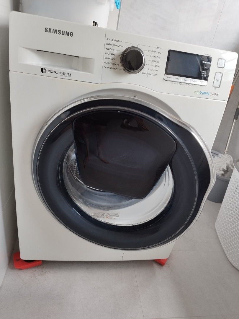 Samsung Inverter ECO bubble 9.0KG (Front Load ), TV & Home Appliances, Washing Machines and ...