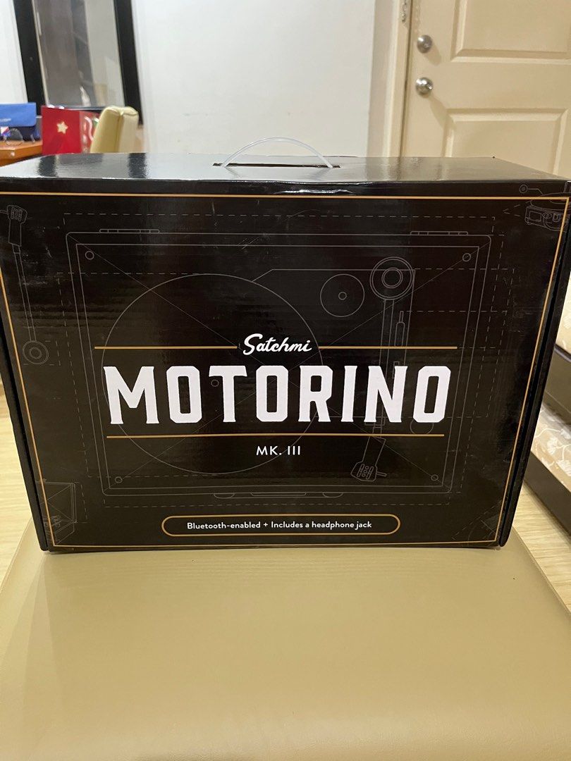 Satchmi Motorino Mark III Record Player Turntable, Audio, Portable ...