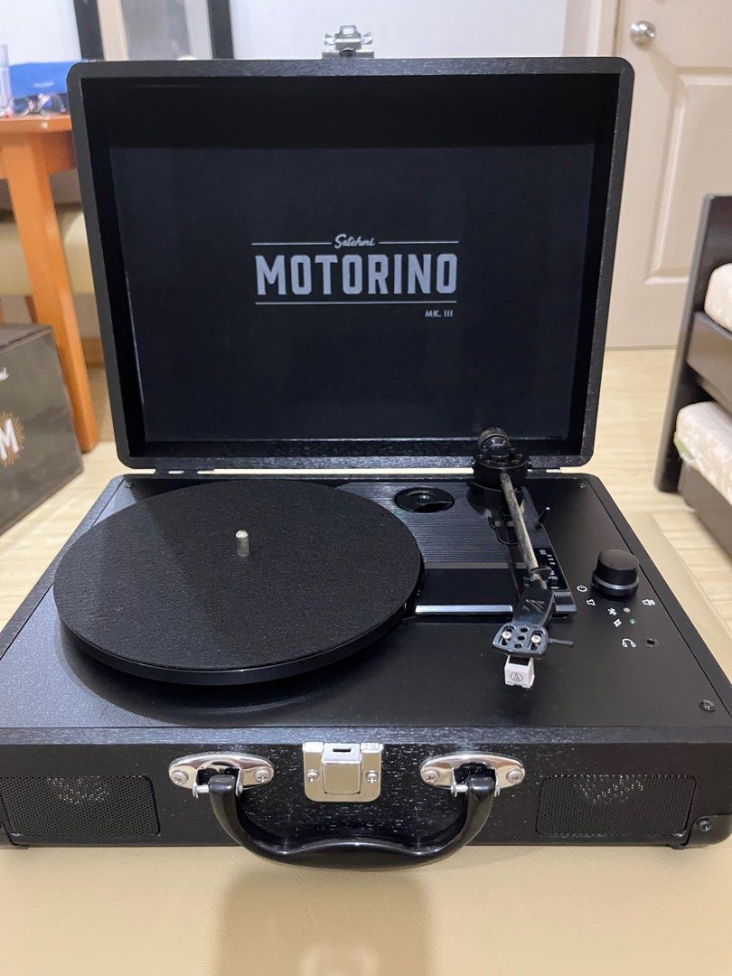 Satchmi Motorino Mark III Record Player Turntable, Audio, Portable ...