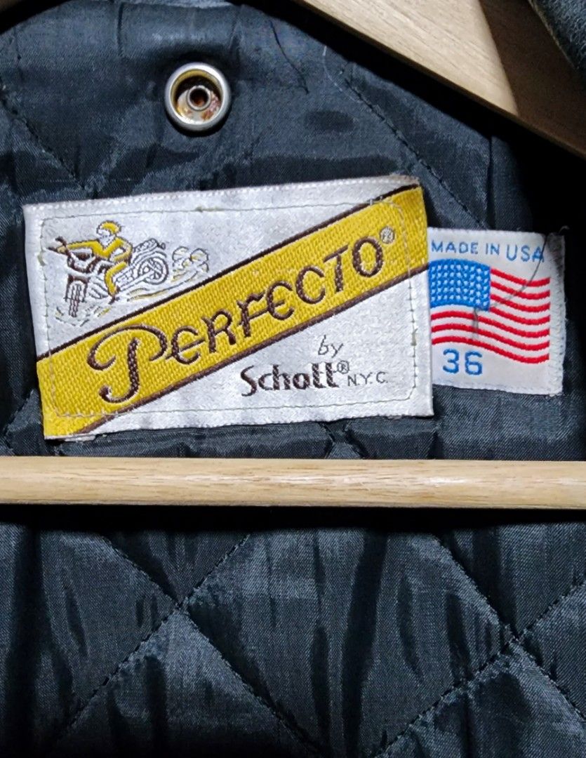 Schott Perfecto 118 - Size 36 (Leather biker jacket), Men's Fashion, Coats, Jackets and ...