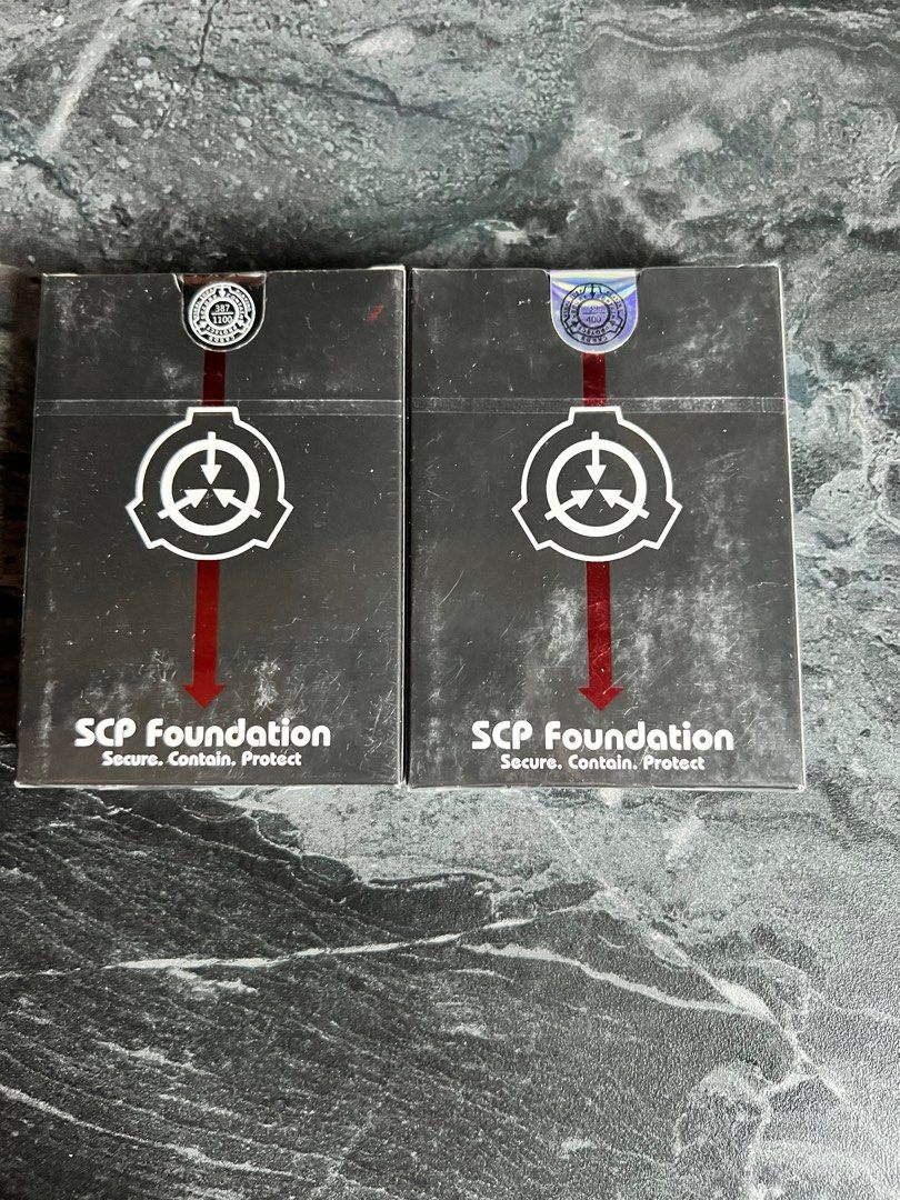 SCP Redacted playing cards, Hobbies & Toys, Toys & Games on Carousell