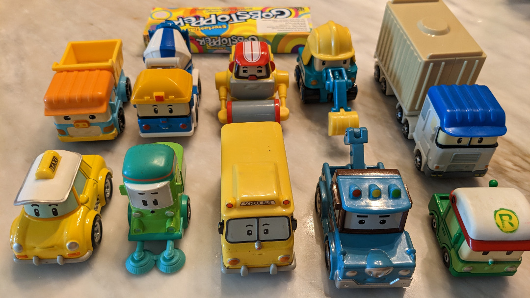 Set of 10 Robocar Poli Die-cast toys, Hobbies & Toys, Toys & Games on ...