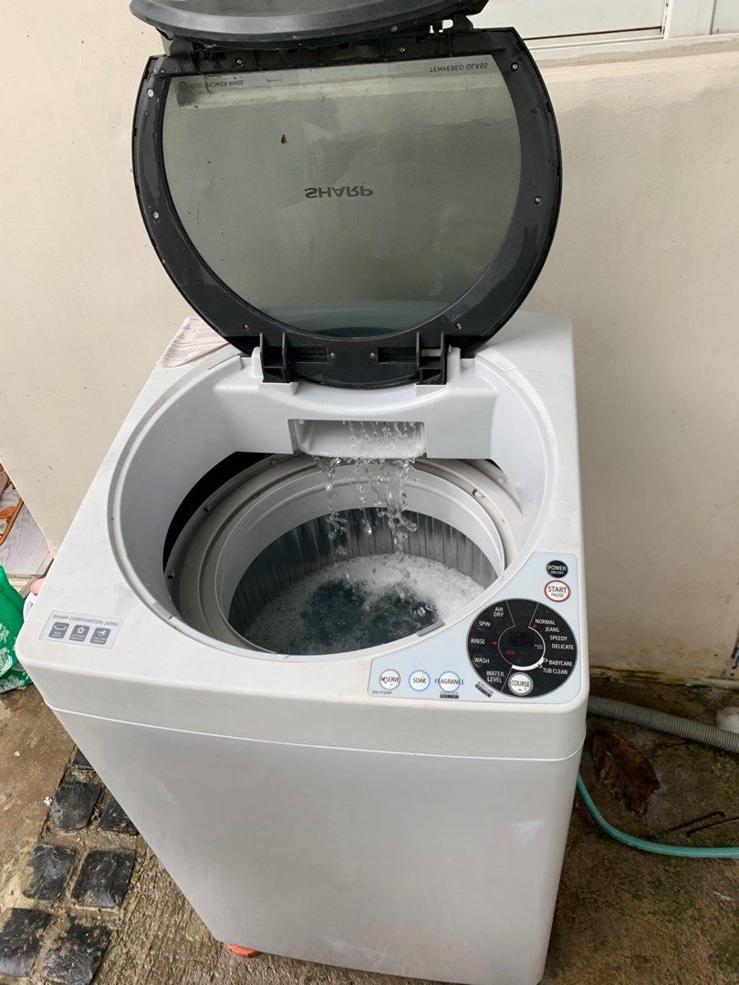 SHARP automatic washing machine, TV & Home Appliances, Washing Machines ...