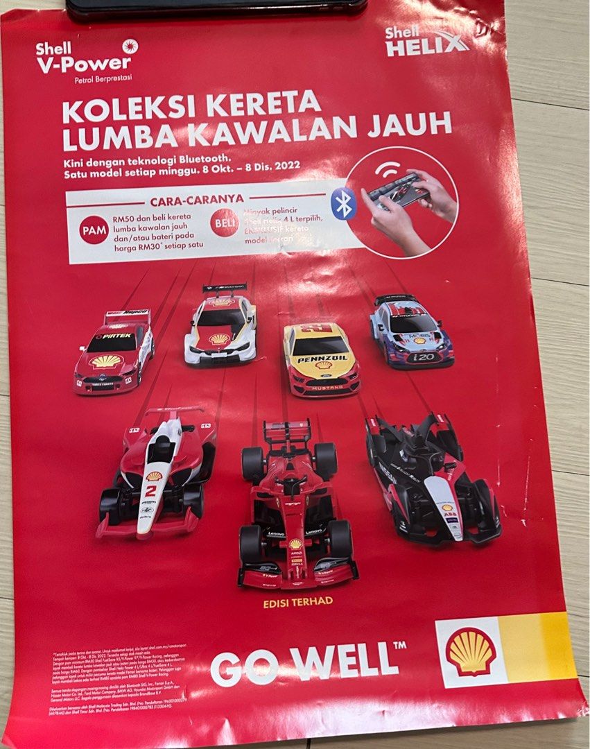 Shell 2022 poster, Hobbies & Toys, Toys & Games on Carousell