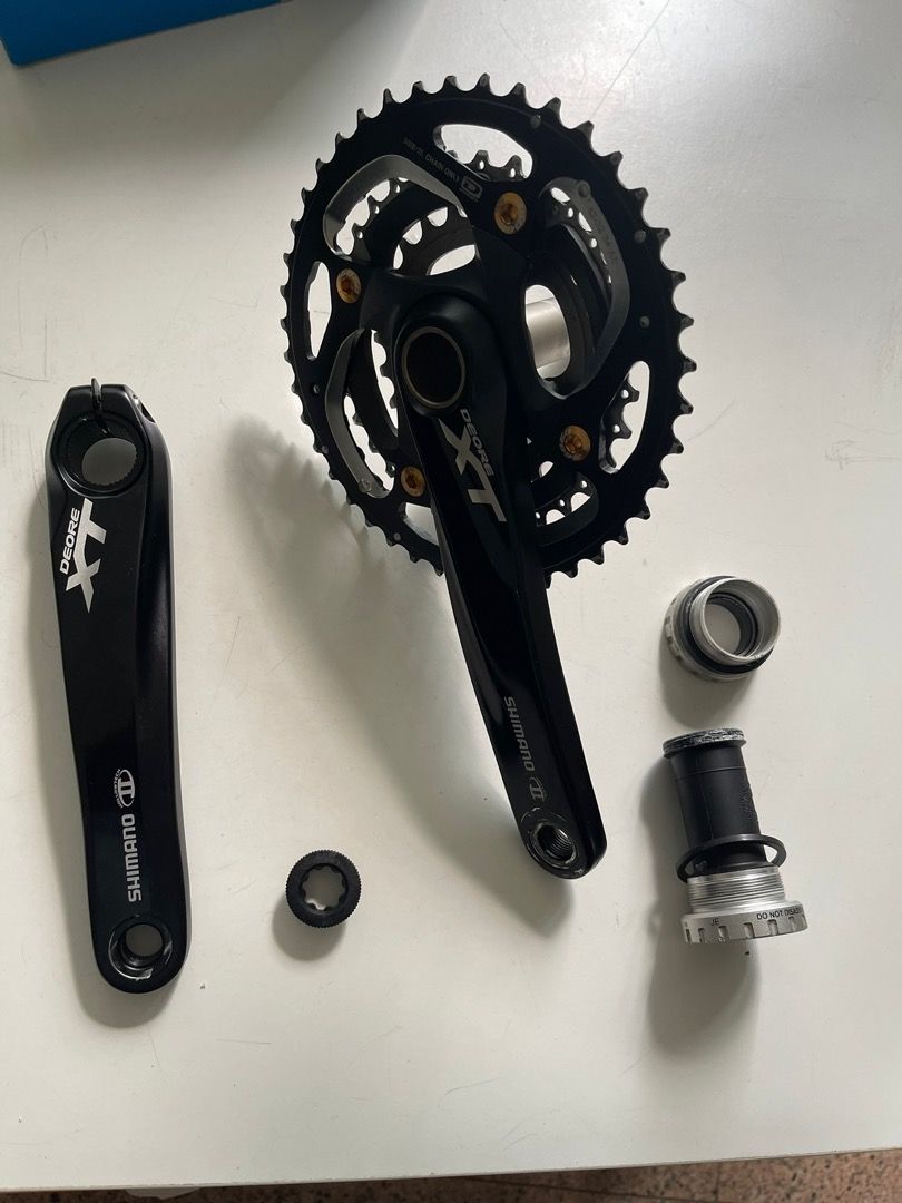 Shimano Deore XT M780 groupset + MKS pedals (JAPAN), Sports Equipment, Bicycles & Parts ...