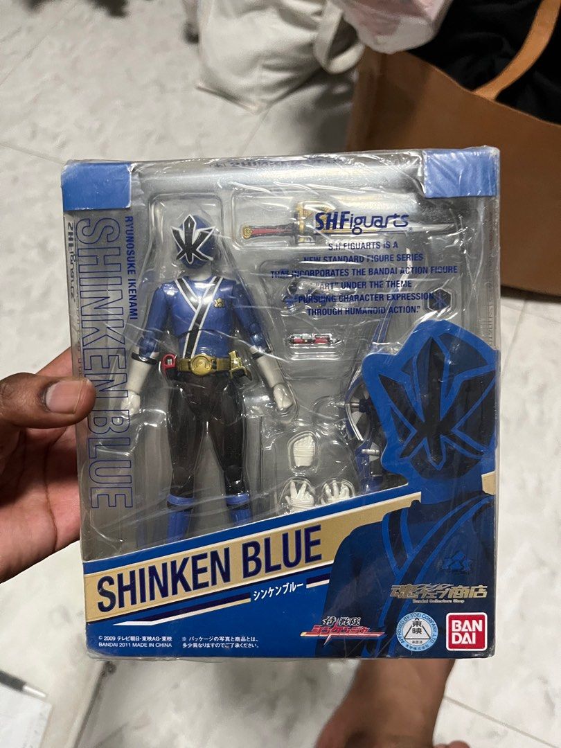 Shinken blue - power ranger , Hobbies & Toys, Toys & Games on Carousell