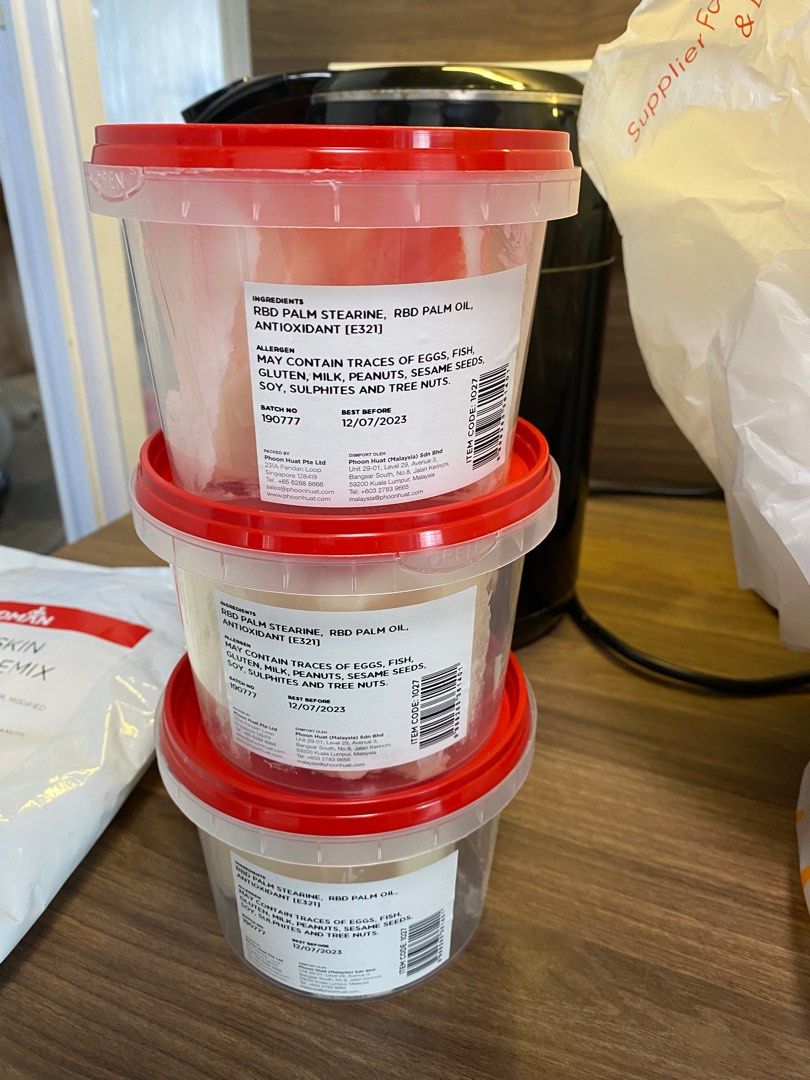 Shortening/ mould/ snow skin mix, Furniture & Home Living, Kitchenware ...