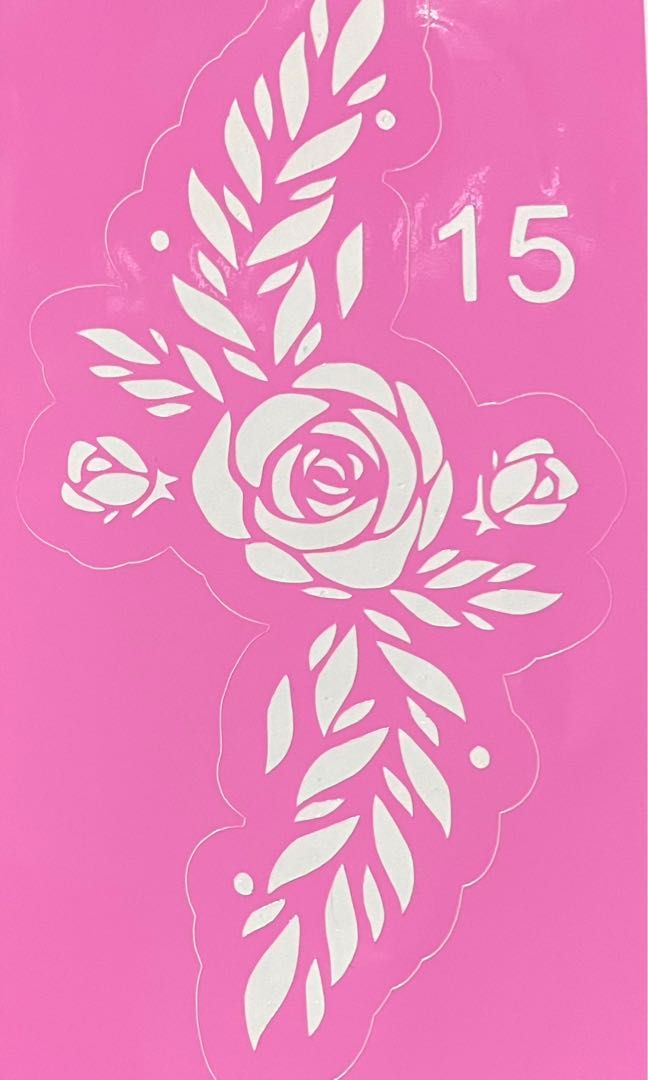 Single Hand Stencils, Hobbies & Toys, Stationery & Craft, Handmade ...