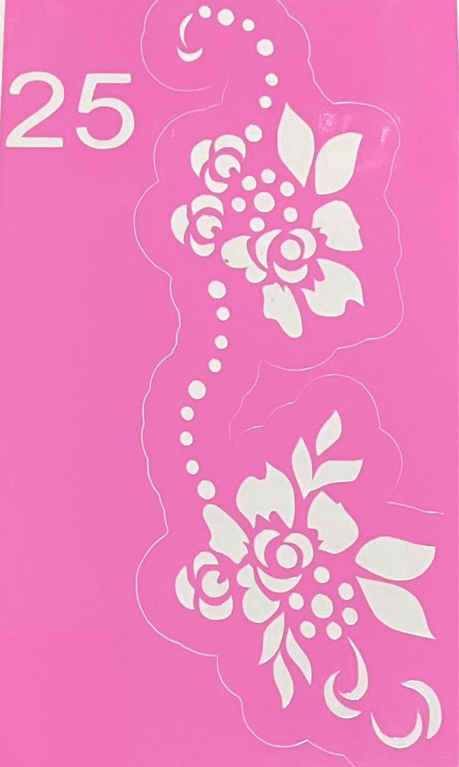 Single Hand Stencils, Hobbies & Toys, Stationery & Craft, Handmade ...