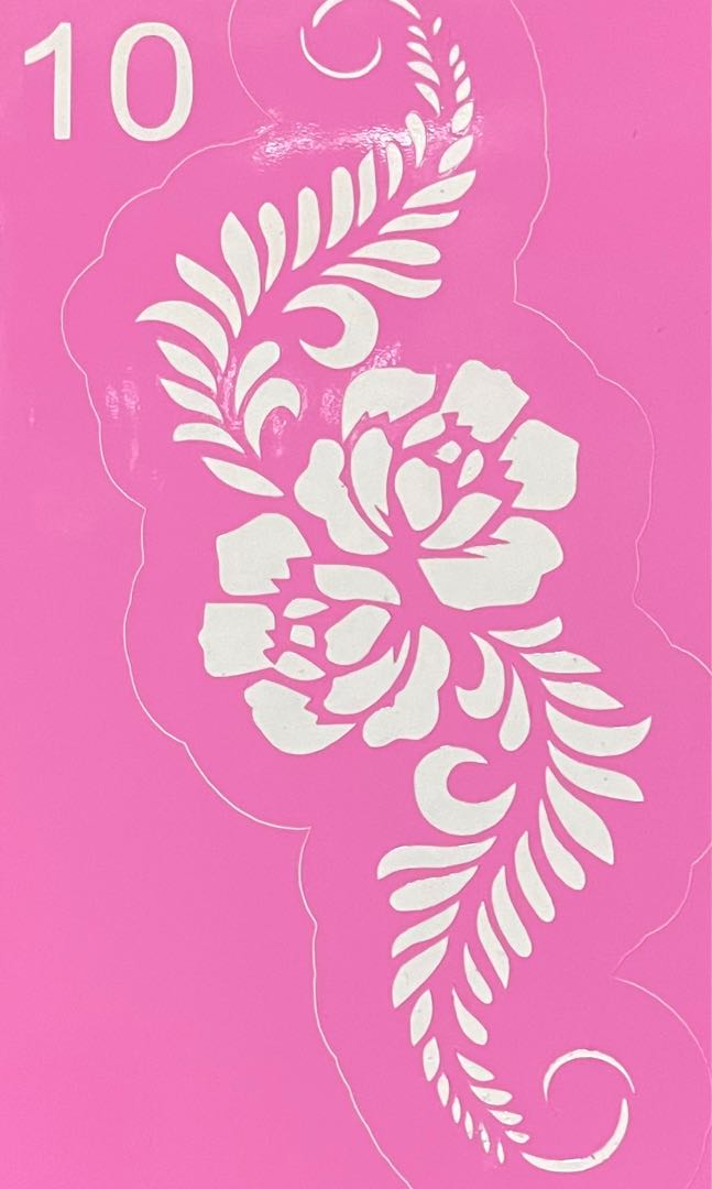 Single Hand Stencils, Hobbies & Toys, Stationery & Craft, Handmade ...