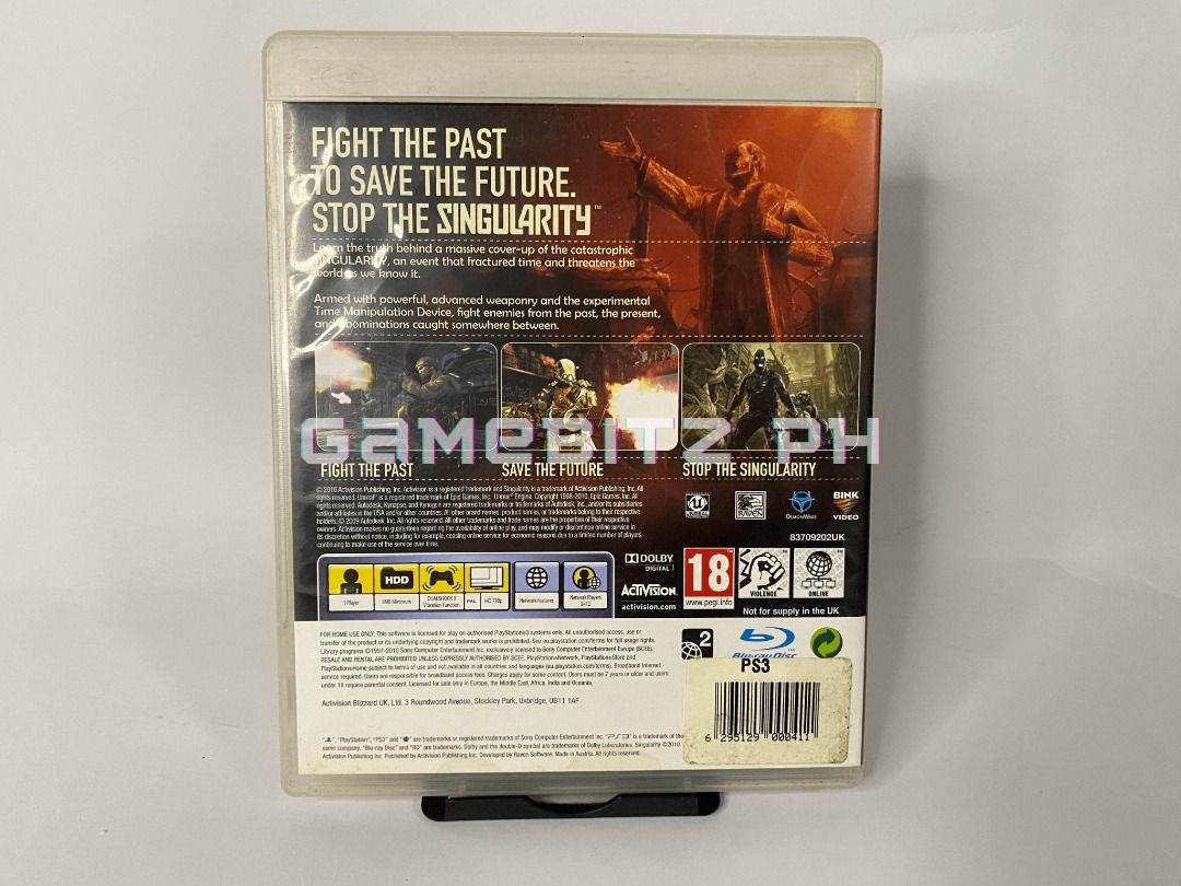 Singularity Sony PS3 Game, Video Gaming, Video Games, PlayStation on ...
