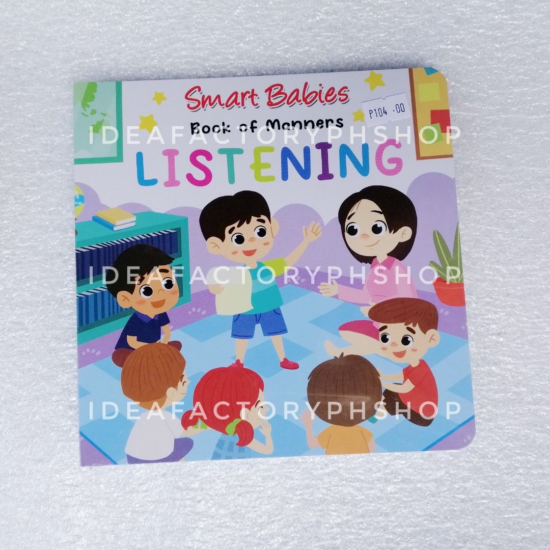 Smart Babies Book of Manners Board Book Toddler Preschool Values ...